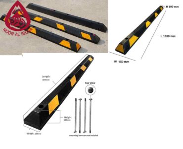 Rubber wheel stopper - Noor Al Ibdaa